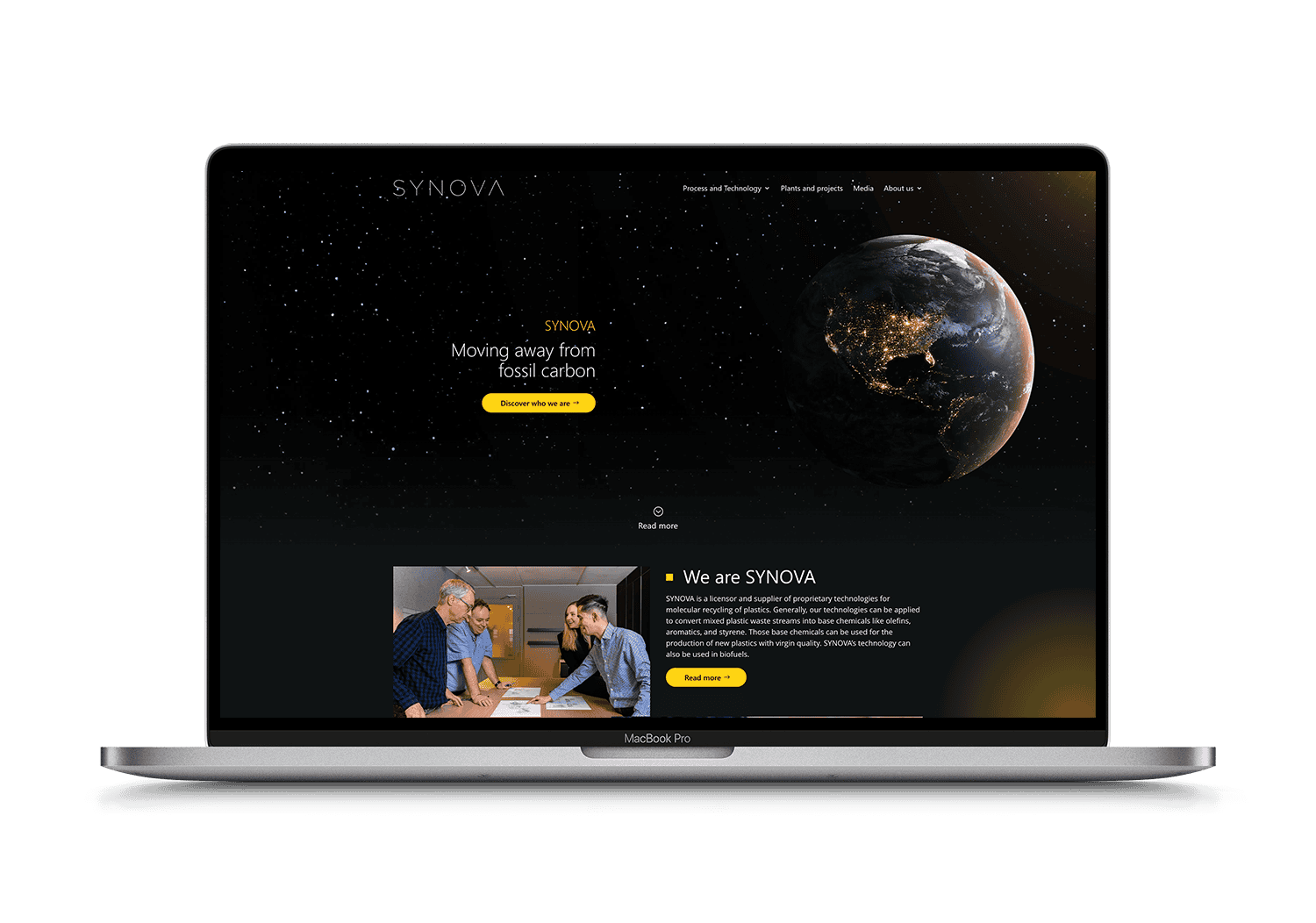 Studio MVP maakte de website voor Synova Tech!